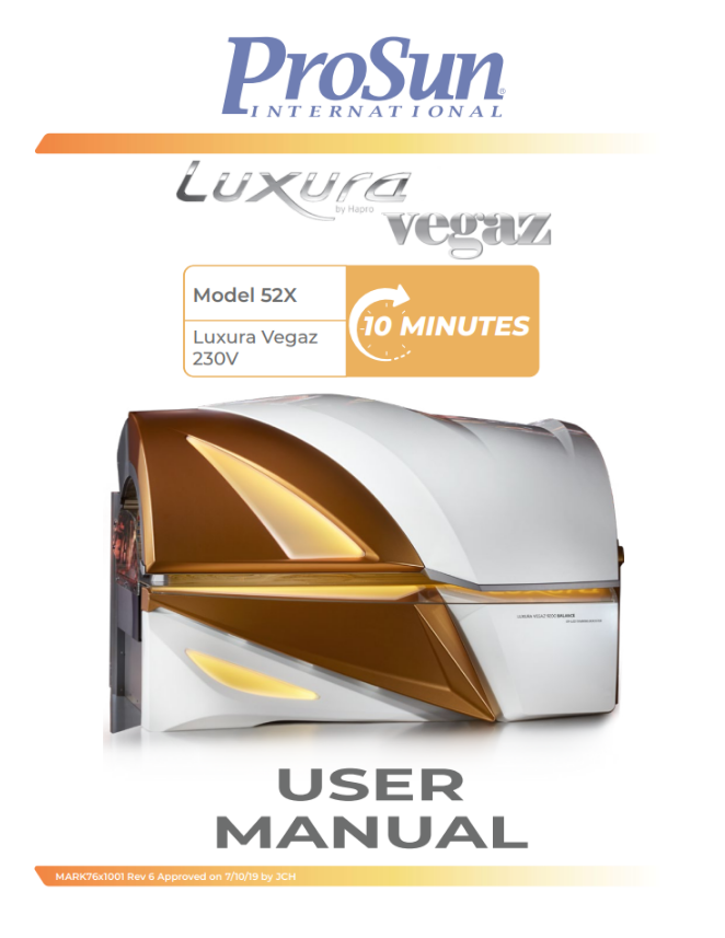 User Manual - Luxura Vegaz/Vegaz Hybrid (December 2019 to Current Date ...